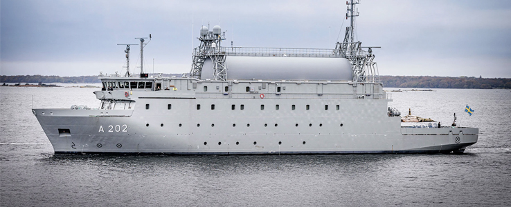 FMV levererar nytt fartyg till försvarsmakten