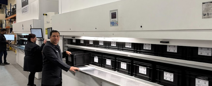 Incap UK installerar vertikalt lagringssystem för PCBA